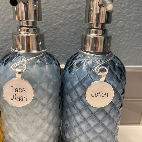 Silver | Shampoo Labels | Conditioner Labels | Body Wash Labels | Soap ...