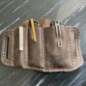 Hand Made Leather Survival/fire Pouch for an Altoids Style Tin | Etsy