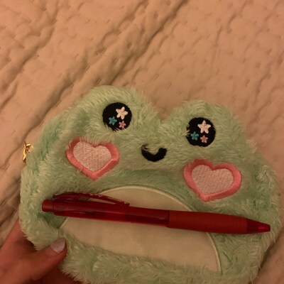 The Froggy Pouch-froggy Bag-frog Bag-frog Purse-women Plush Bag-cute ...