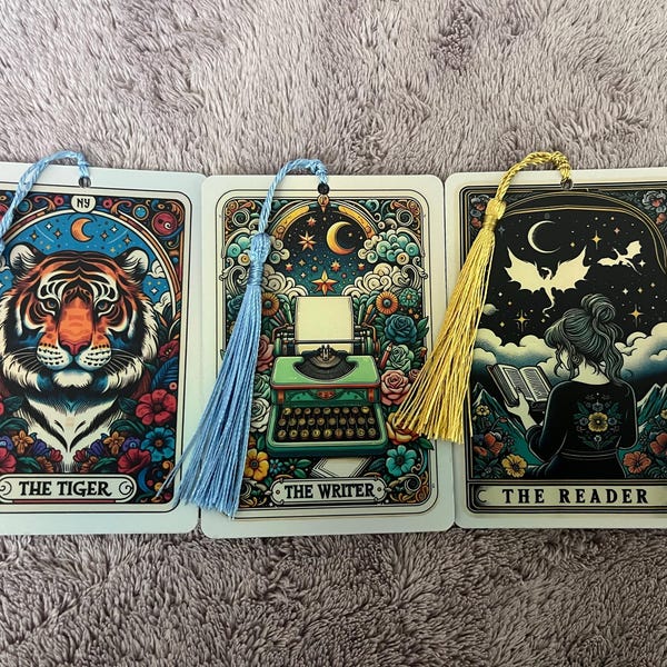The Reader Card Bookmark, Trigger Warrings, Holographic Bookmark ...