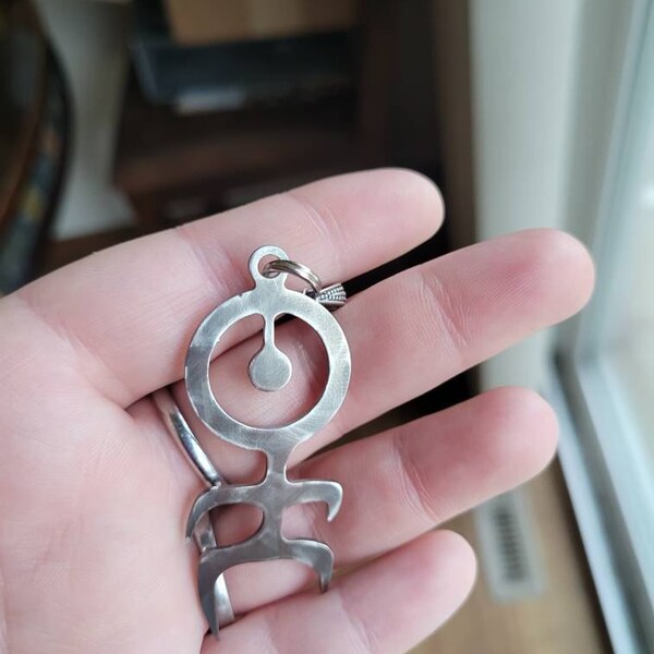 Female Trombone Player Stick Figure Keychain Charm - Etsy