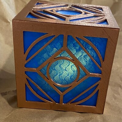 Hand-painted 3D Printed Jedi Holocron Wayfinder Inspired by STAR WARS ...