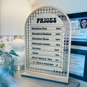 Mini 3 Price Tag Displays Small Business Tabletop Price Labels for ...