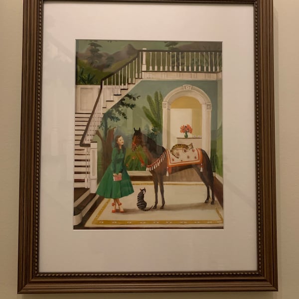 A House Horse Called Rousseau. Art Print. Janet Hill Studio - Etsy