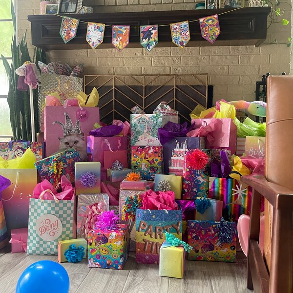Lisa Frank Inspired Party Banner - Etsy