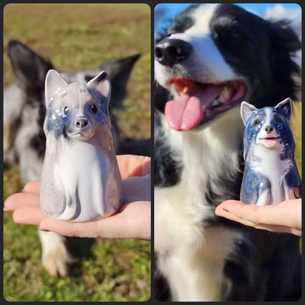 Custom Pet Portrait, Personalized Pets Painting, Ceramic Portrait From ...