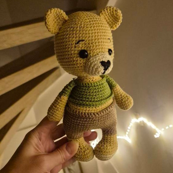 PDF Bruno the Bear/crochet Pattern in English and Polish/digital ...