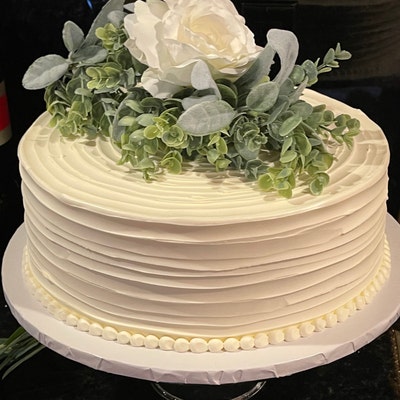 Greenery Cake Topper / Garland Cake Topper / Floral Cake Topper ...