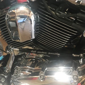 Custom Harley Davidson Shift Rod Engraved Linkage One of a Kind ...