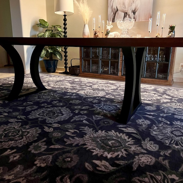 Dining Table Legs With Unique Tree Design. Premium Quality Made With ...
