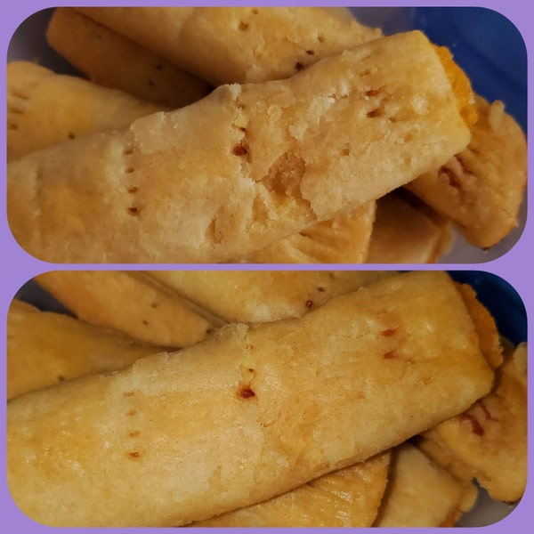Fresh Guyanese Caribbean Cheese Roll Pastry Snacks ~ 100% Authentic ...
