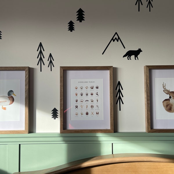 Woodland ABC Cards, Animal Alphabet Cards, Nature Themed Alphabet Cards ...