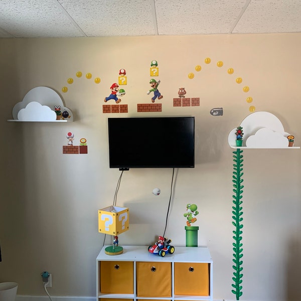 Climbing Mario Plants | Video Game Decor | Desk Plant | Game Room Decor ...