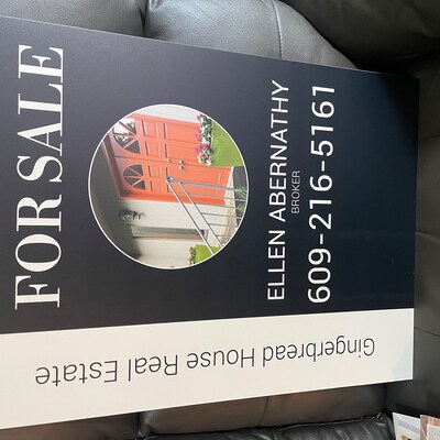 Real Estate Yard Sign for Sale Sign With FREE Shipping Physical 18x24 ...