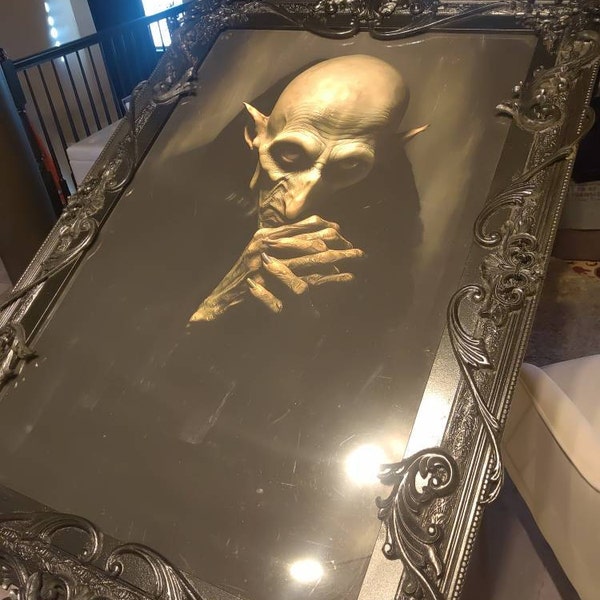 Nosferatu Art Print: Silent Film Vampire, Gothic Horror Decor - Etsy