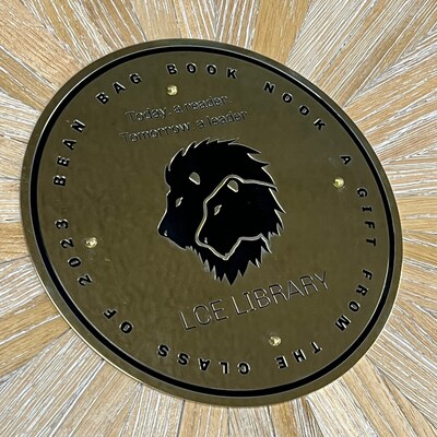 4 Circular Solid Brass Engraved Nameplate - Etsy