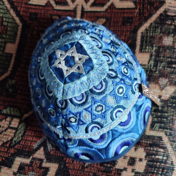 Trump Leather Kippah | MAGA Suede Yarmulke With Embroidered Logo | Make ...