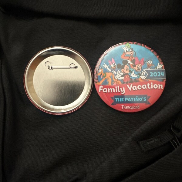 WDW Walt DISNEY WORLD 50th Anniversary Park Button Disney Park Button ...