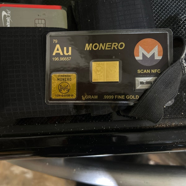 Monero Gold Snap Bar Breaks Into Two 7.5 GR Bars Gold Bullion Precious ...