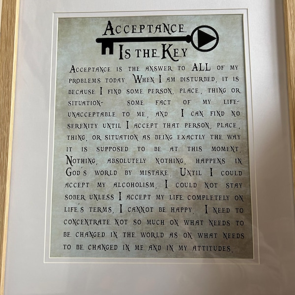 Acceptance Was the Answer - Alcoholics Anonymous - AA Big Book Page 417 ...