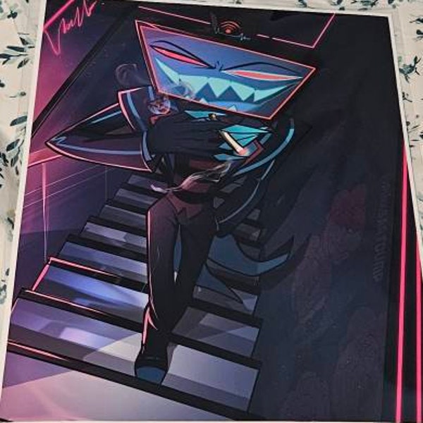 Vox Hazbin Hotel (drink) Fanart Print - Etsy