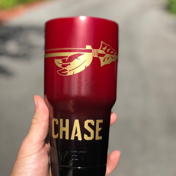 Football Team Powdercoated Yeti Tumbler, Free Personilization! - Etsy