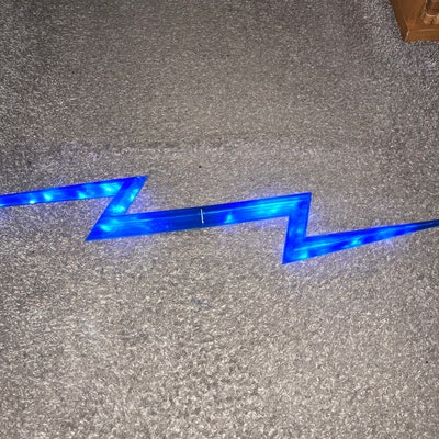 LED Zeus Lightning Bolt Prop DIY Kit - Etsy
