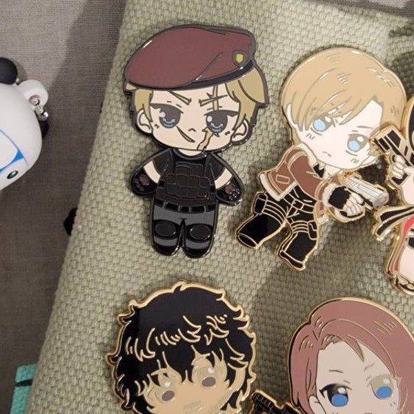 Resident Evil 4 W/ Cat Ears - Hard Enamel Pins - Etsy