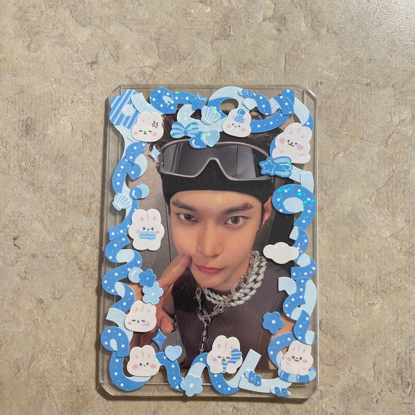 DECORATED Toploaders | Kpop | Deco | Holographic | Premade - Etsy