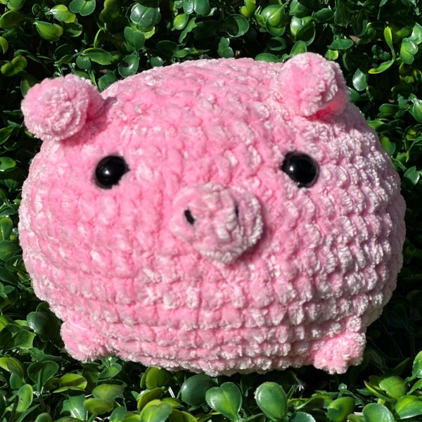 Chonky Pig Crochet Pattern Amigurumi Pig Pattern Farm Pattern Crochet ...