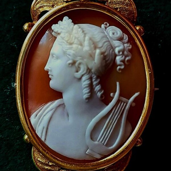 Fantastic Unusual Antique English Hallmarked 375 9ct Gold Engraved ...