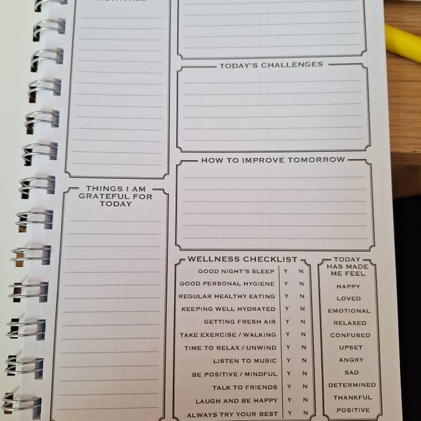 One Line a Day Diary | Memory Journal | 1 Year | Week to View | Undated ...