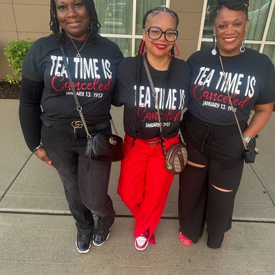 Tea Time Canceled. DST Shirt, Delta Sigma Theta, - Etsy