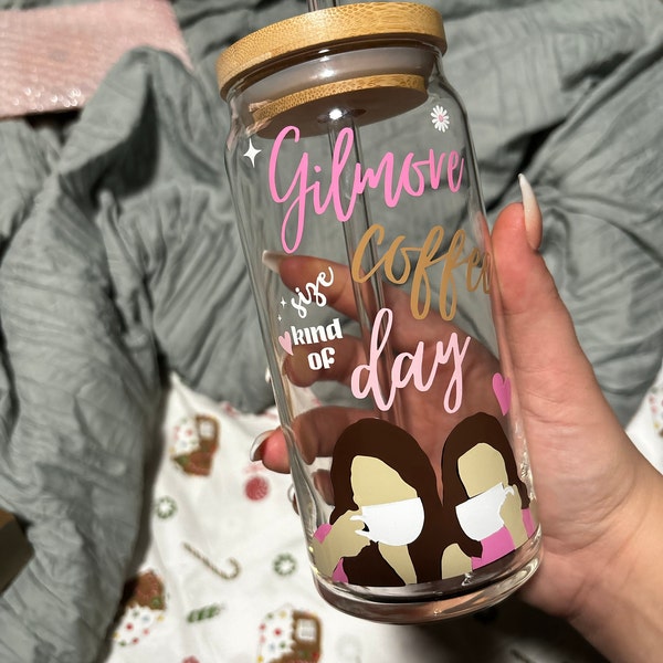 Gilmore Iced Coffee Glass Cup | Gilmore Gifts Gift | Beer Can Glass Cup ...