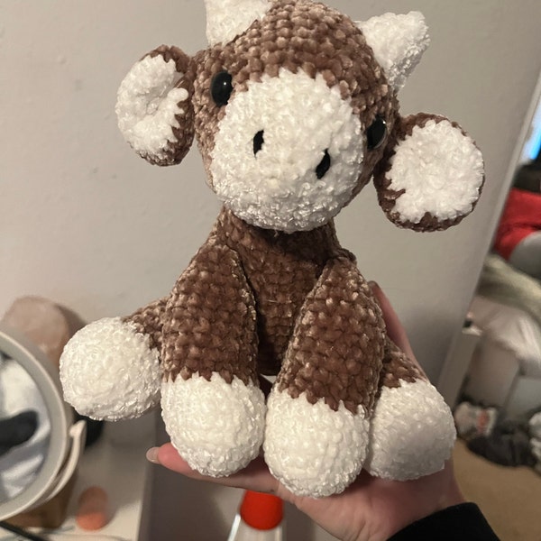 Colbie the Cow Amigurumi Crochet Pattern | Plush Cow PDF Tutorial ...