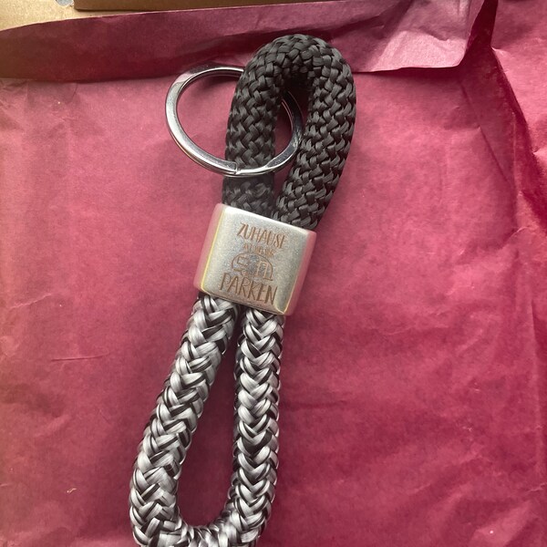 Key Rings Made of Sail Rope and Silver Colored Key Rings - Etsy