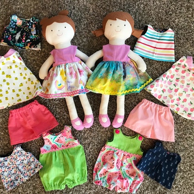 Tilly, Rag Doll Pattern, Rag Doll Pdf Pattern, Doll Clothes Pattern ...