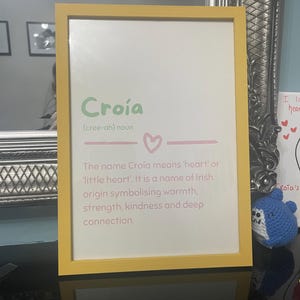 Grá Claddagh Print in Blue/irish Print/ Trendy Wall Art/funky Print ...