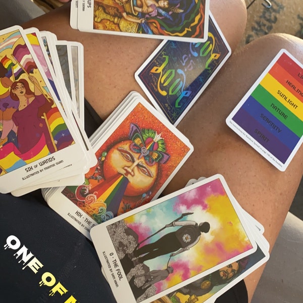 Pride Tarot LGBTQ Collaborative Tarot Cards Deck & Guide Booklet - Etsy
