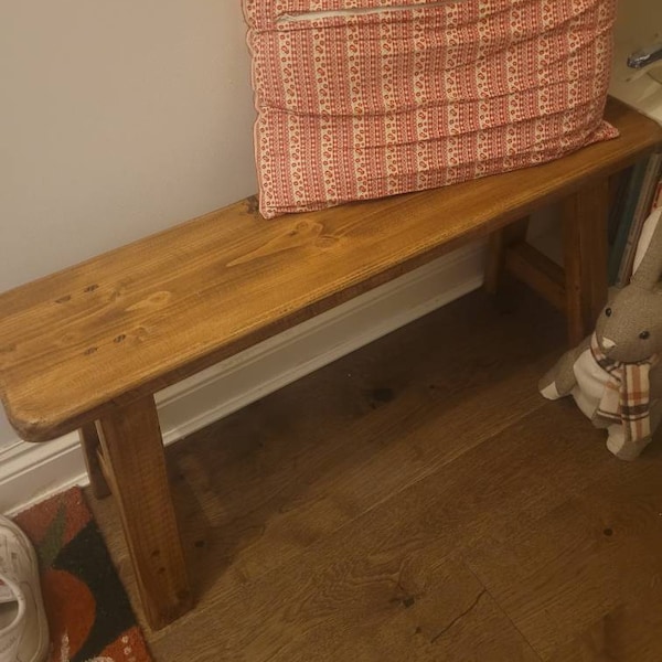 Rustic Wooden Milking Stool/ Bench - Etsy