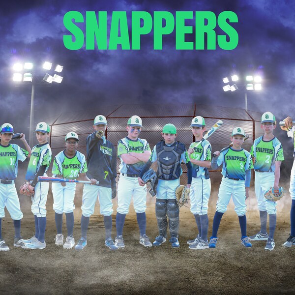 Baseball SELECT Horizontal Digital Backgrounds - Etsy