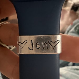 Fire Police EMS EMT Nurses Custom Hand-stamped Adjustable Ring, Custom ...