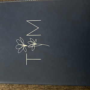 Personalized Journal, Birth Flower Month Journal, Birthday Gift ...