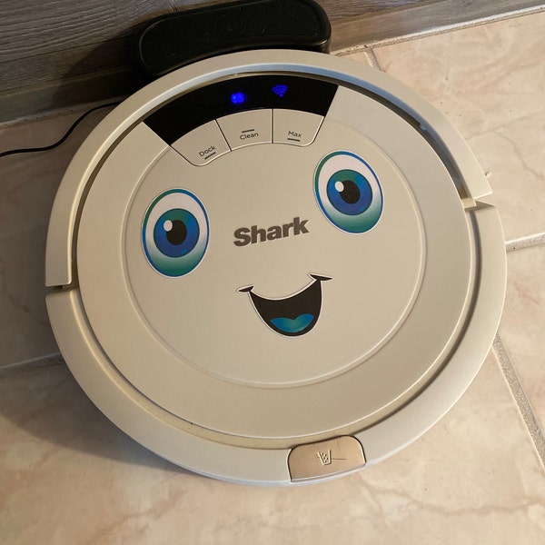 Happy Face Funny Sticker for Robot Vacuum Cleaner Deboot, Roomba ...