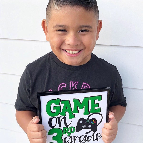 Game on 3rd Grade SVG, SVG Cut File, Third Grade Svg, Back to School ...