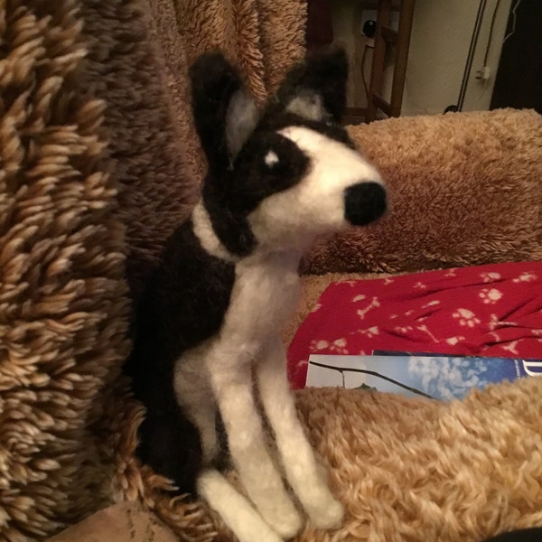 Border Collie Needle Felting Kit - Beginners DIY Craft Set - British ...