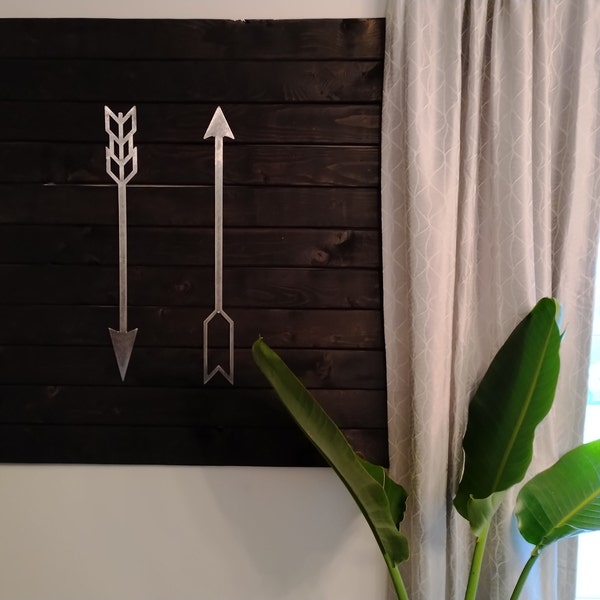 Set of 2 Metal Arrows - Home Decor - Arrow Sign - Arrow Decor - Rustic ...