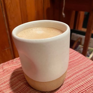 Small Indent Ceramic Mug/thumbprint Tumblers/minimalist Tea Cup - Etsy