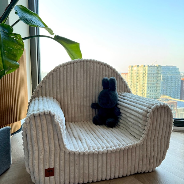 Vegan Leather Mini Lounge Chair for Kids Ideal Birthday Gift for Boy or ...