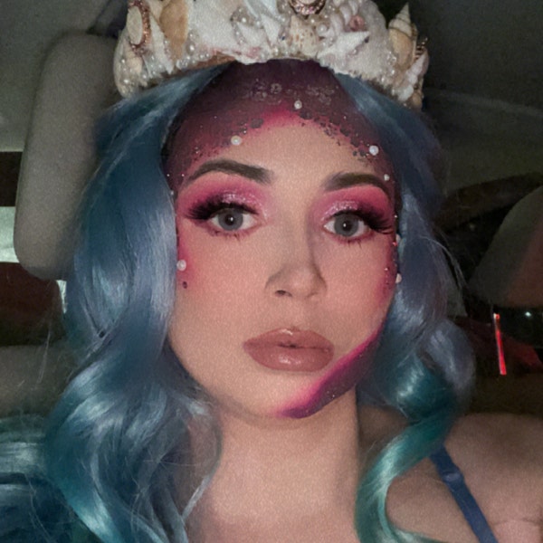 34B Pink Mermaid Bra Rave Bra Festivalbra PINK CORAL Seashell Bra ...